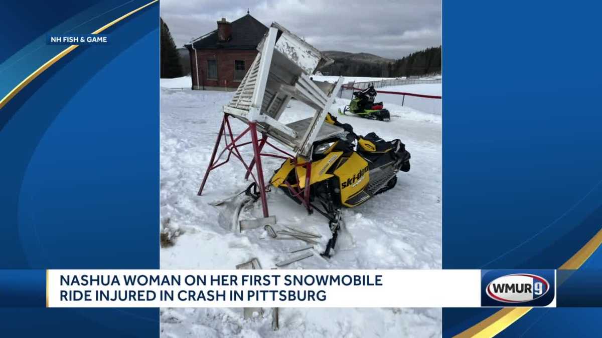 Nashua woman seriously injured in snowmobile accident