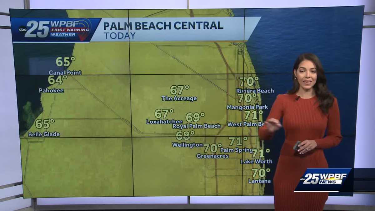 Cooler weekend, warming up next week
