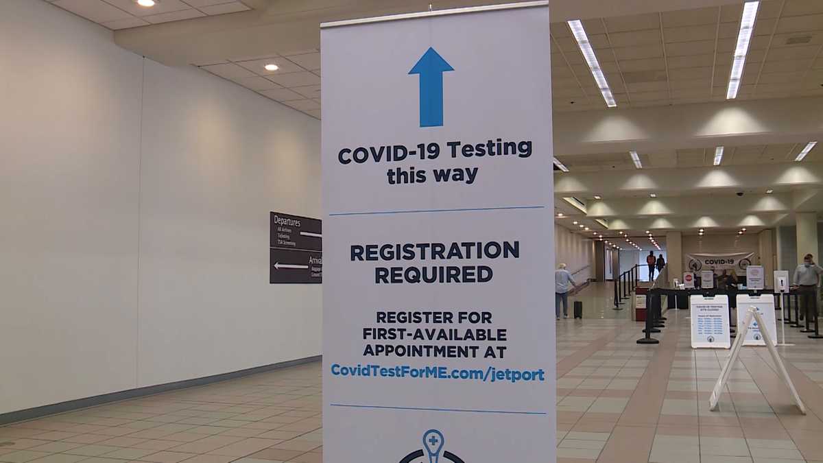 Portland Jetport offering COVID-19 testing for Mainers, travelers Portland Jetport offering COVID-19 testing for Mainers, travelers
