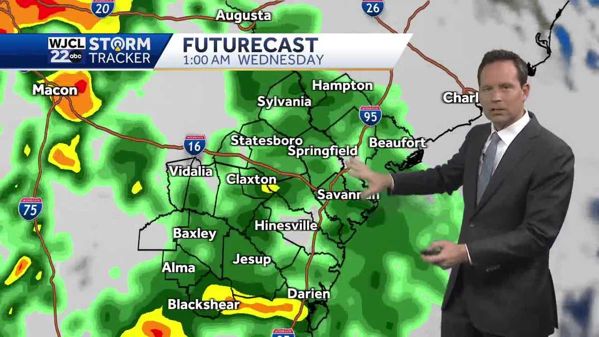 Savannah: Tracking rain chances this week