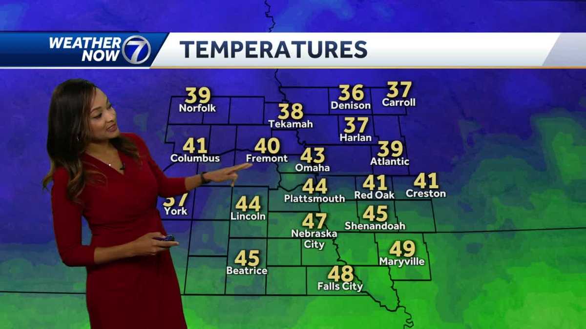 Cooler weather moves in Thursday