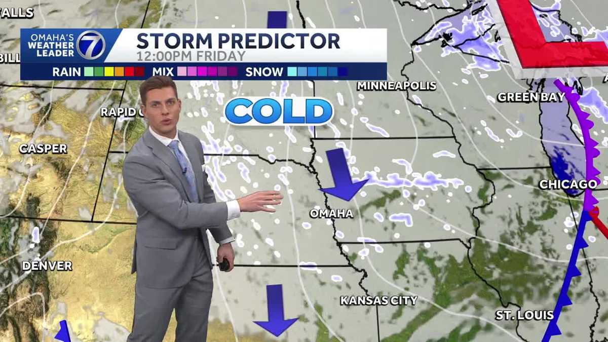 Chilly Wednesday, Friday bring a cold, strong north wind