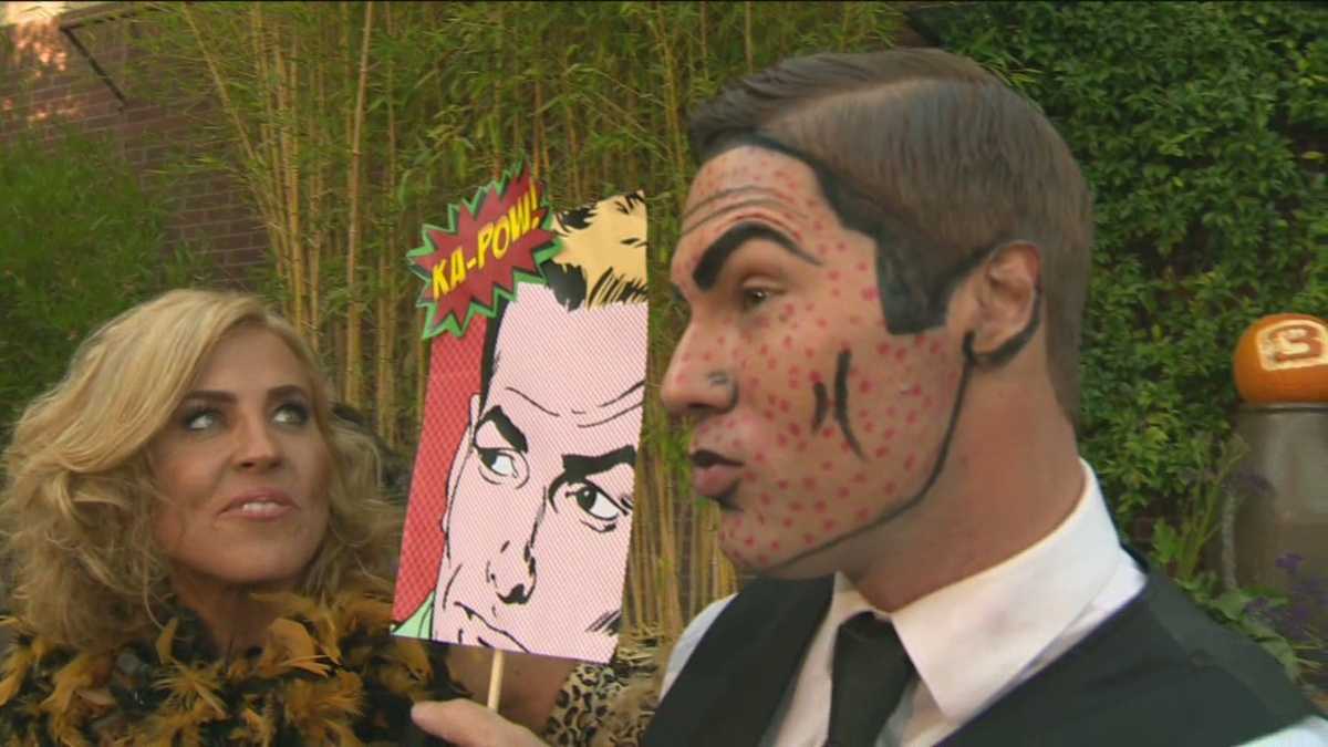 Comic book character comes to life