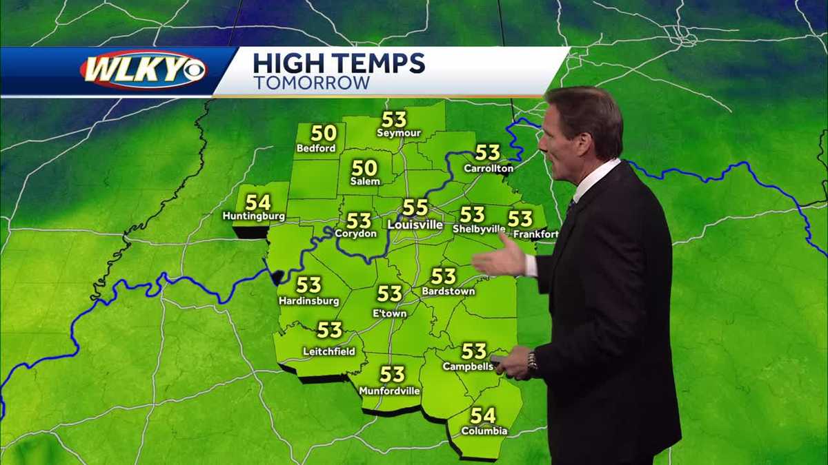 Mild the next few days... A rainy Christmas Day