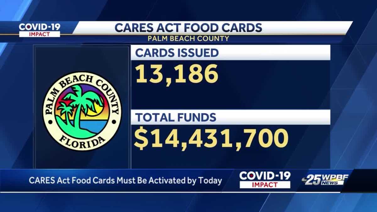 Time is running out to activate pre-paid food cards in PBC