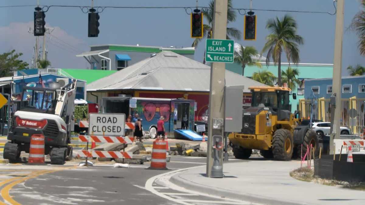 Matanzas Pass Bridge project causing traffic slowdowns on Fort Myers Beach