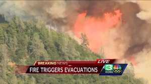 Fire in Foresthill forces evacuations