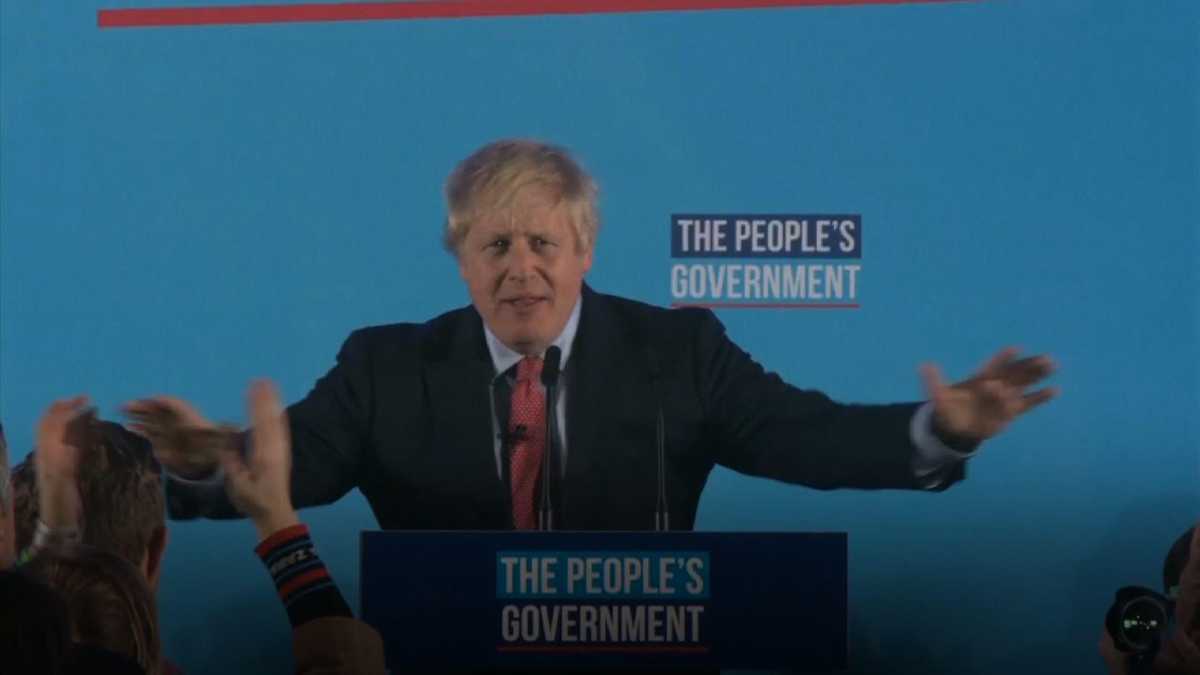 UK's Boris Johnson claims victory, seeks to 'get Brexit done'