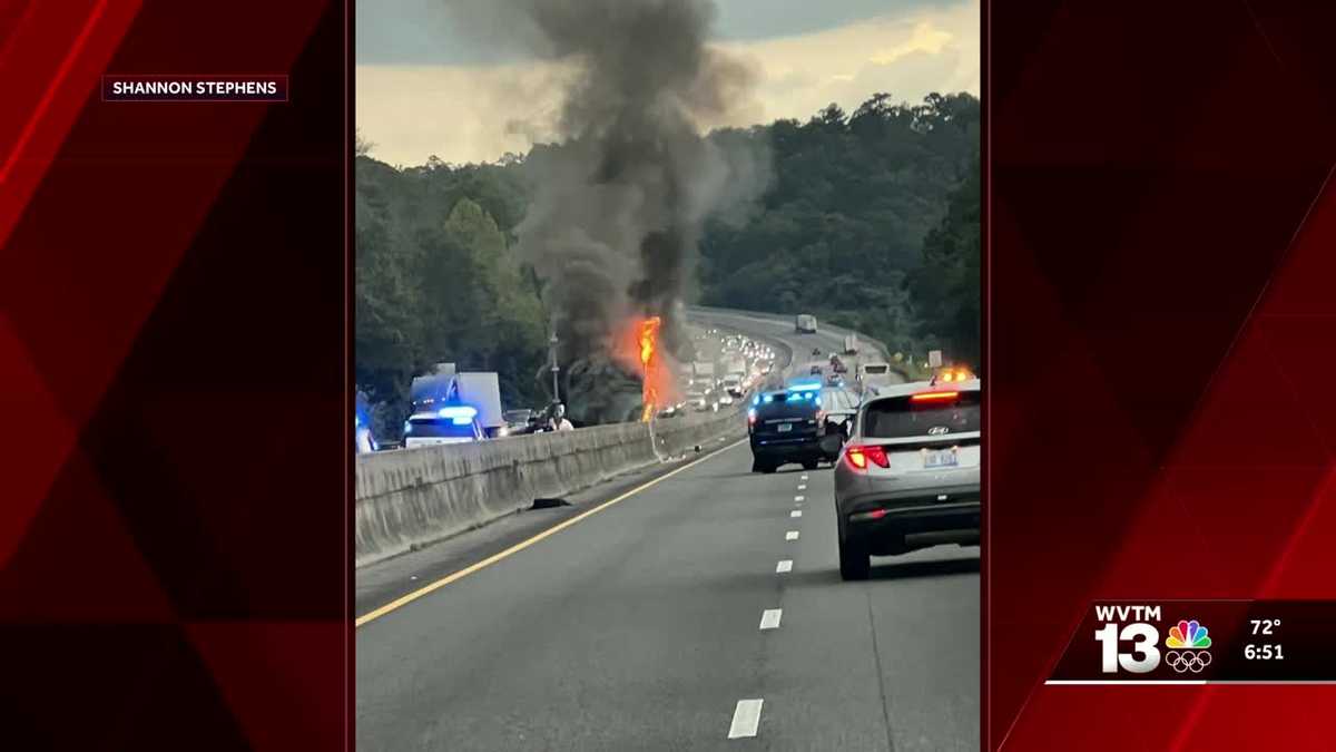 Interstate 20 lanes in Moody reopen after RV fire