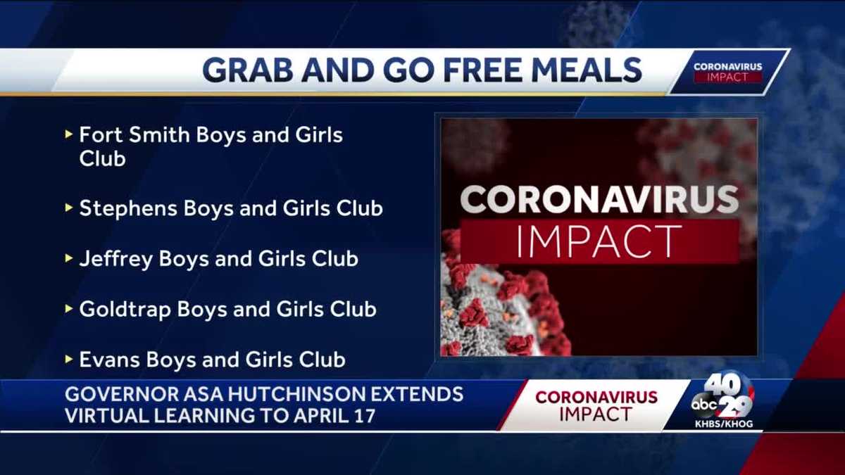 Fort Smith grab and go breakfasts and lunches at 11 elementary schools