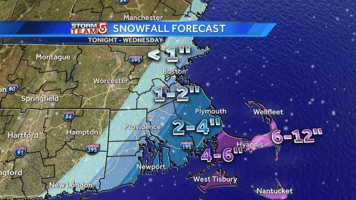 Blizzard warning for Cape Cod; Danielle's forecast