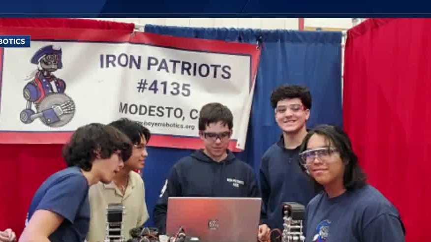 Modesto's Iron Patriots robotics team wins regional competition