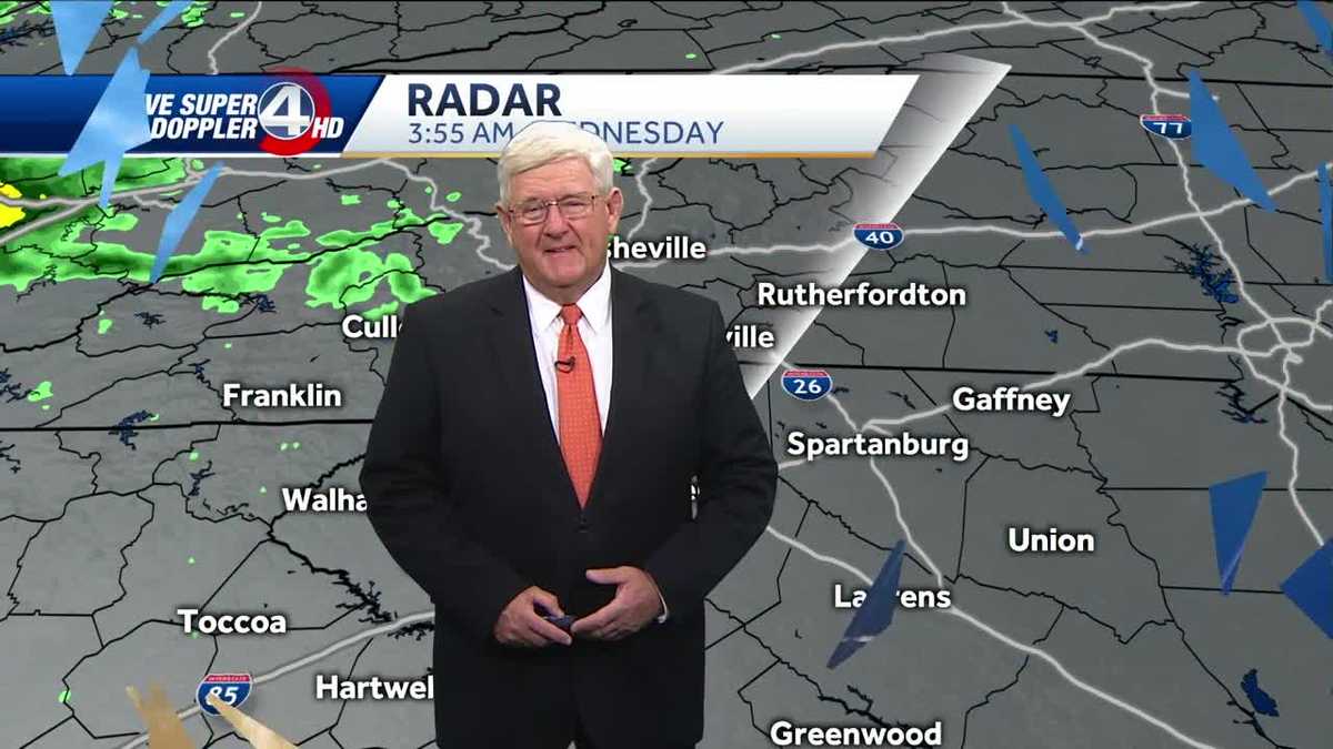 Videocast: Cloudy, scattered light rain.