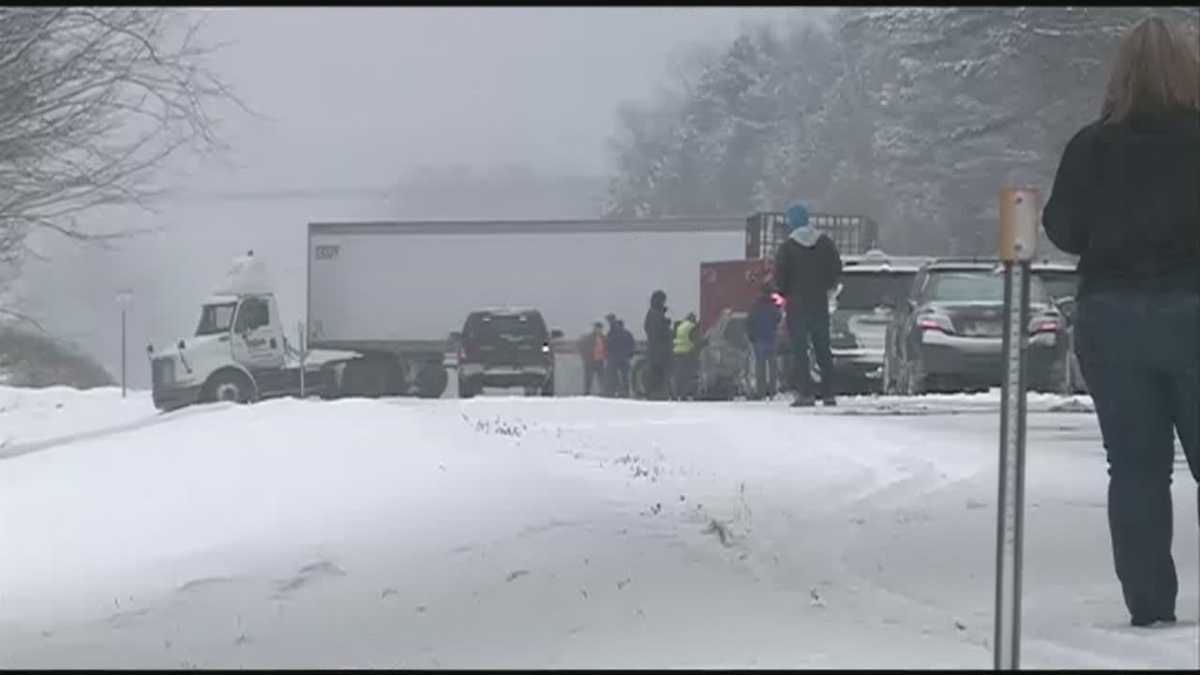 Several Accidents After Snow