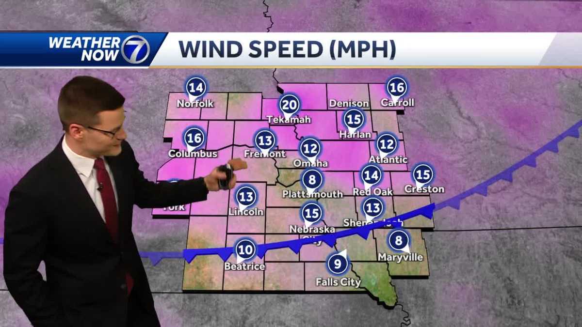 Omaha morning weather forecast for Wednesday, March 29