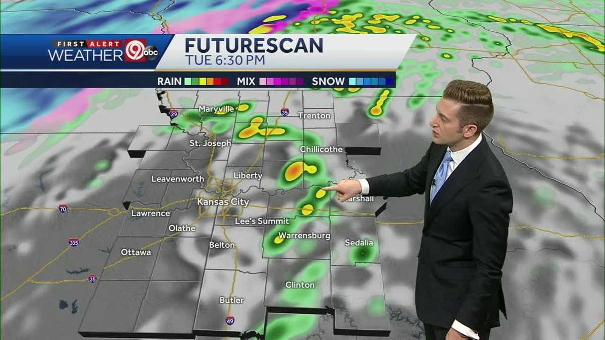 Small chance for thunderstorms as cold front rolls in Tuesday night