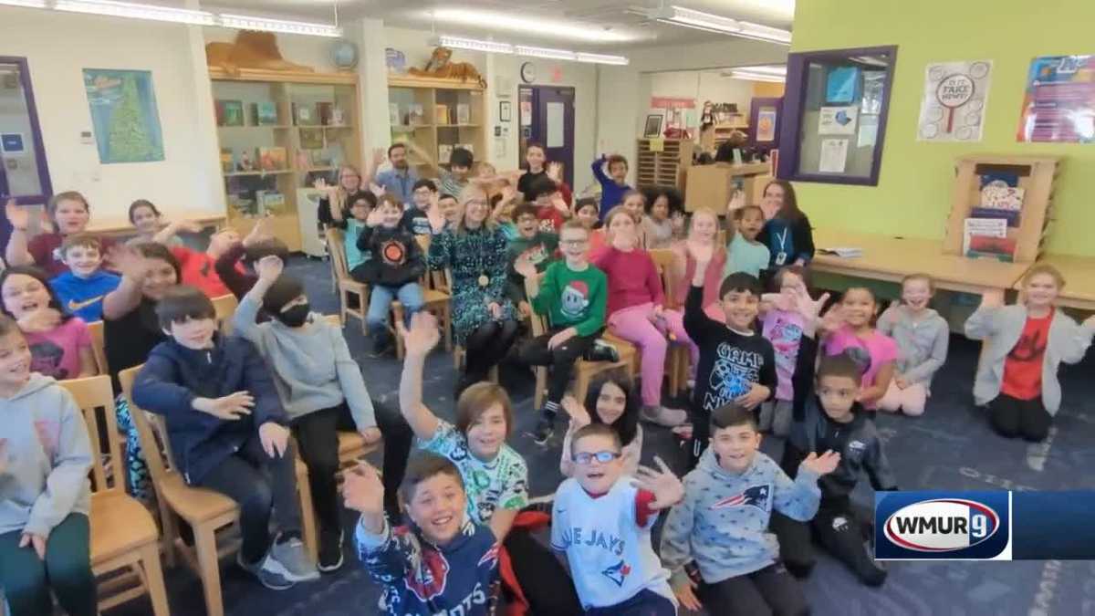 Hayley LaPoint visits Soule Elementary School in Salem