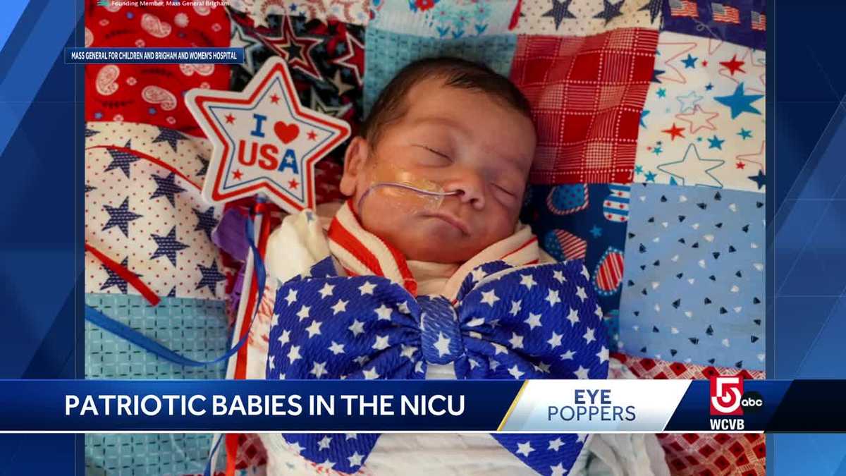 Mass. NICU patients decked out for July Fourth