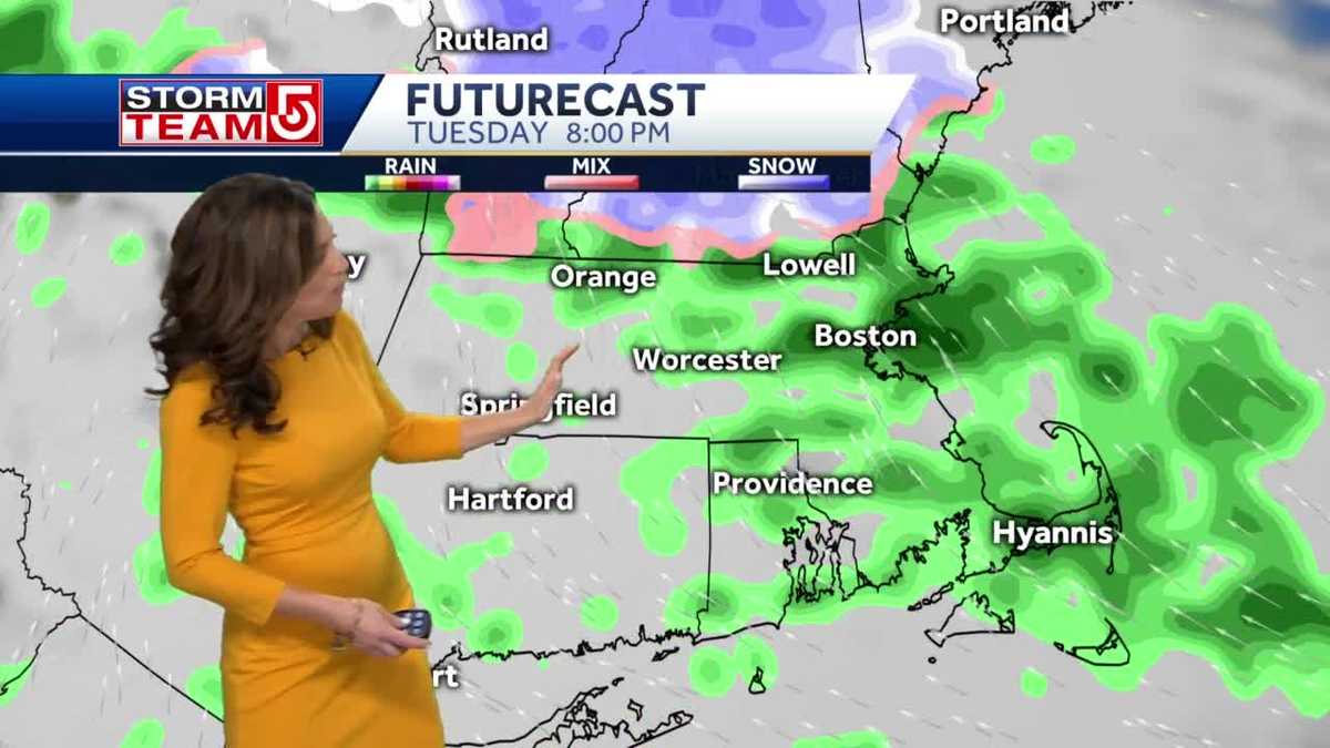 Video: Clouds move in, rain in forecast