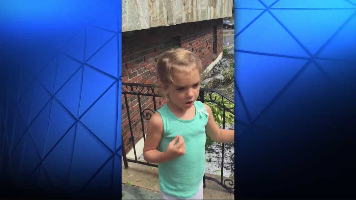 Little weather reporter weighs in on wild storms