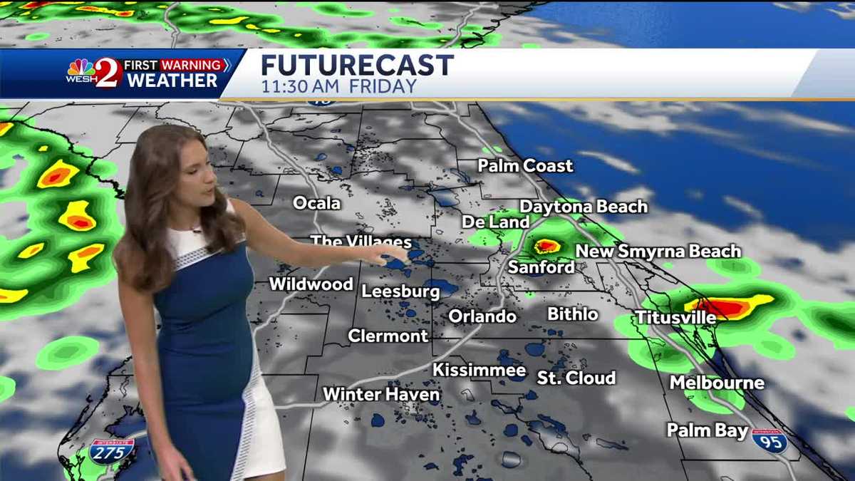 Hot and humid Friday with increased rain chances this afternoon