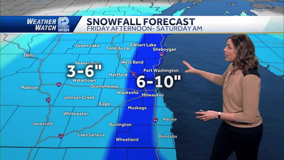 Winter Storm Watch issued for Friday in SE Wisconsin