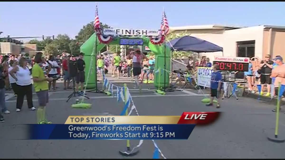 Runners cross finish line at Freedom Fest 5K