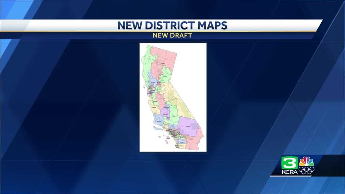 MAP: Commission releases draft maps of California's redrawn districts ...