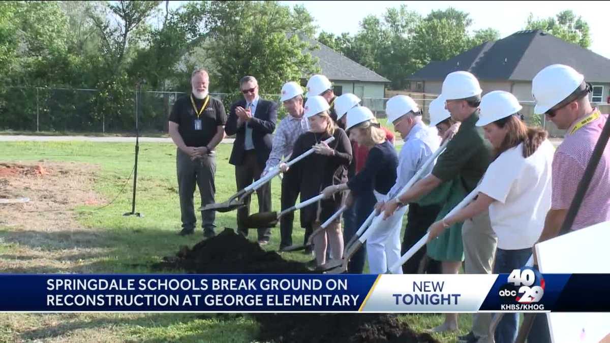 Groundbreaking for Springdale school remodel today