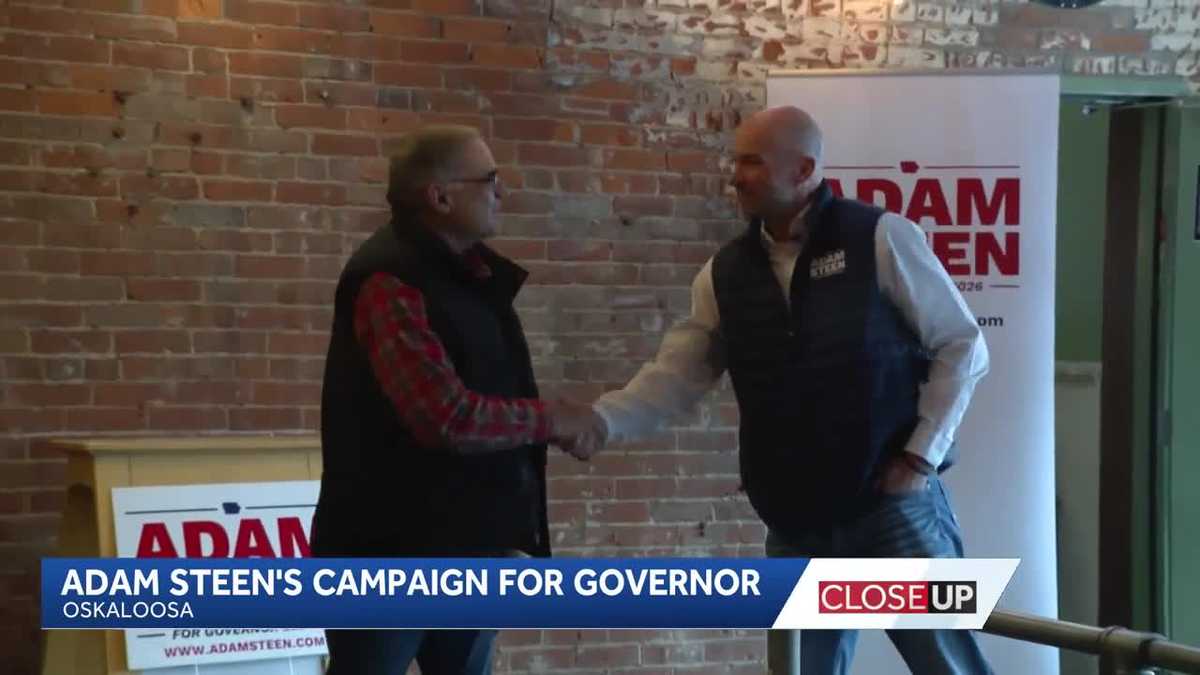 Iowa governor's race: Adam Steen pitches business background and ...