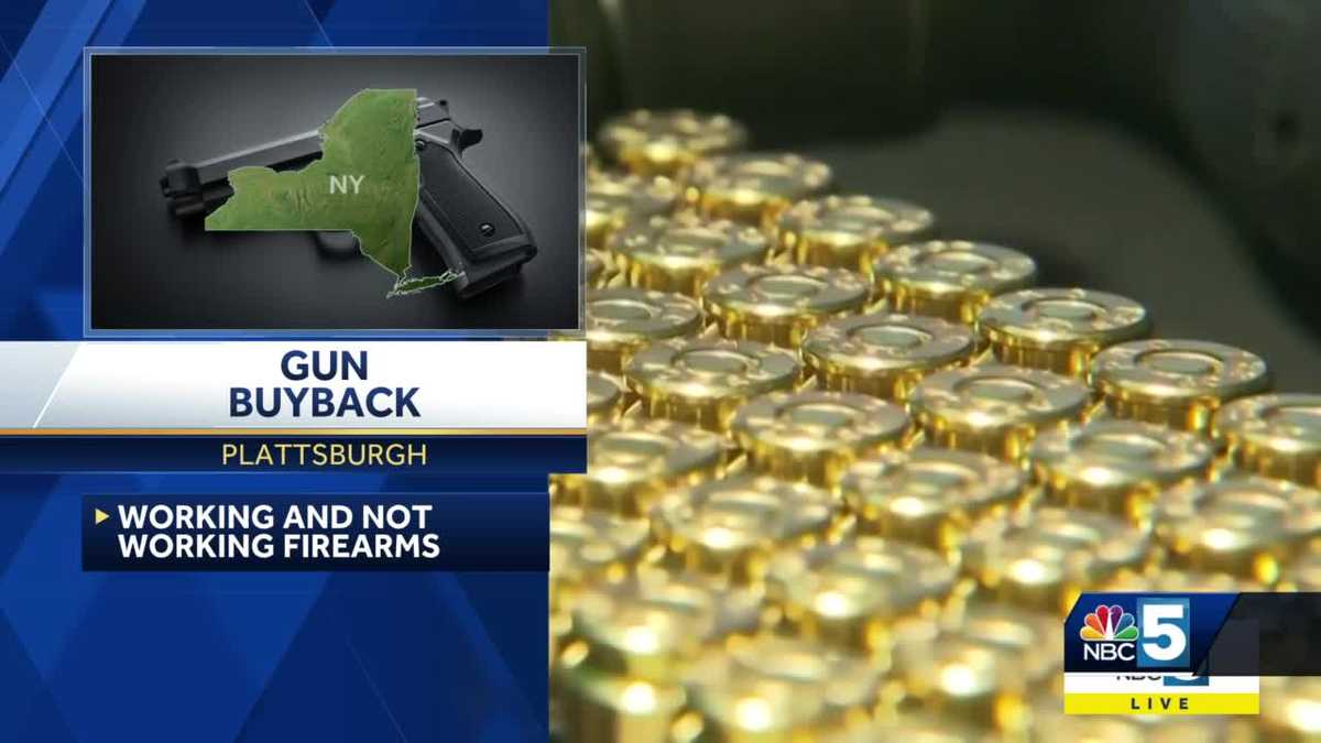 Gun buyback program to be held this month in Plattsburgh