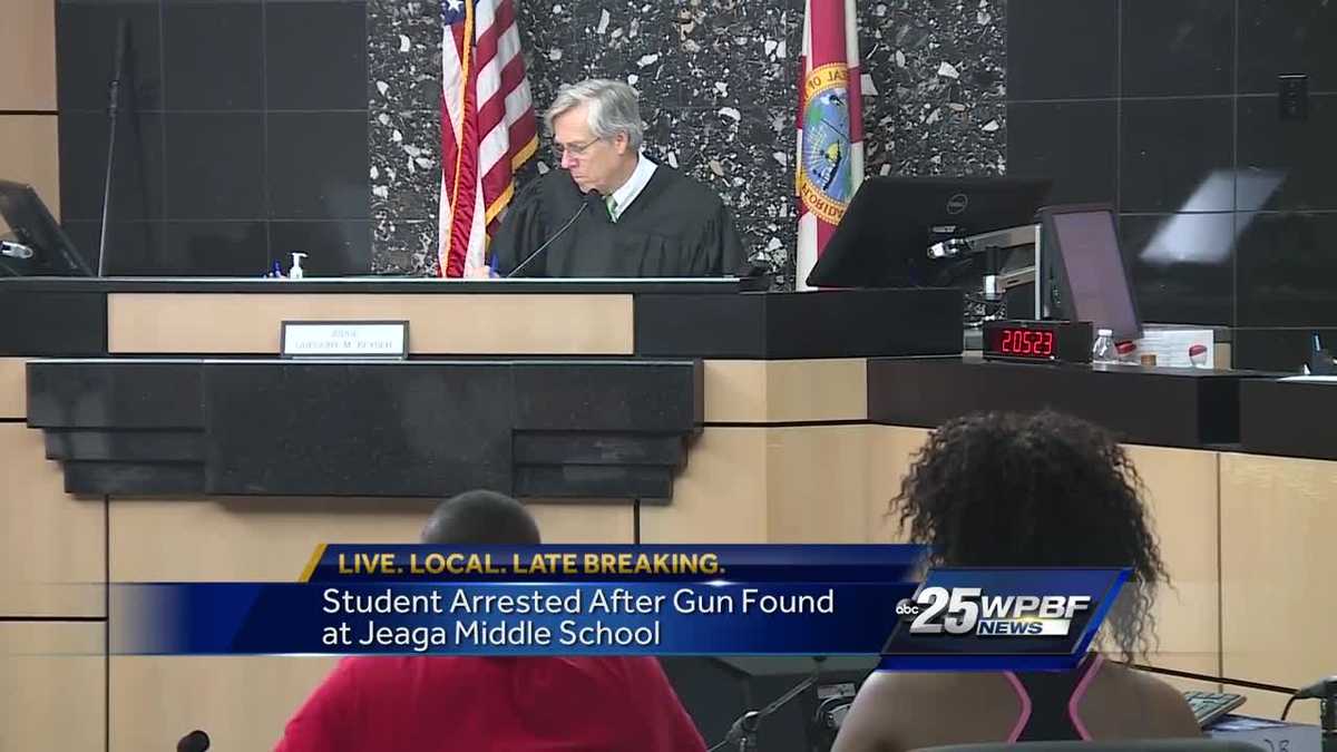 Student arrested after gun found at Jeaga middle school
