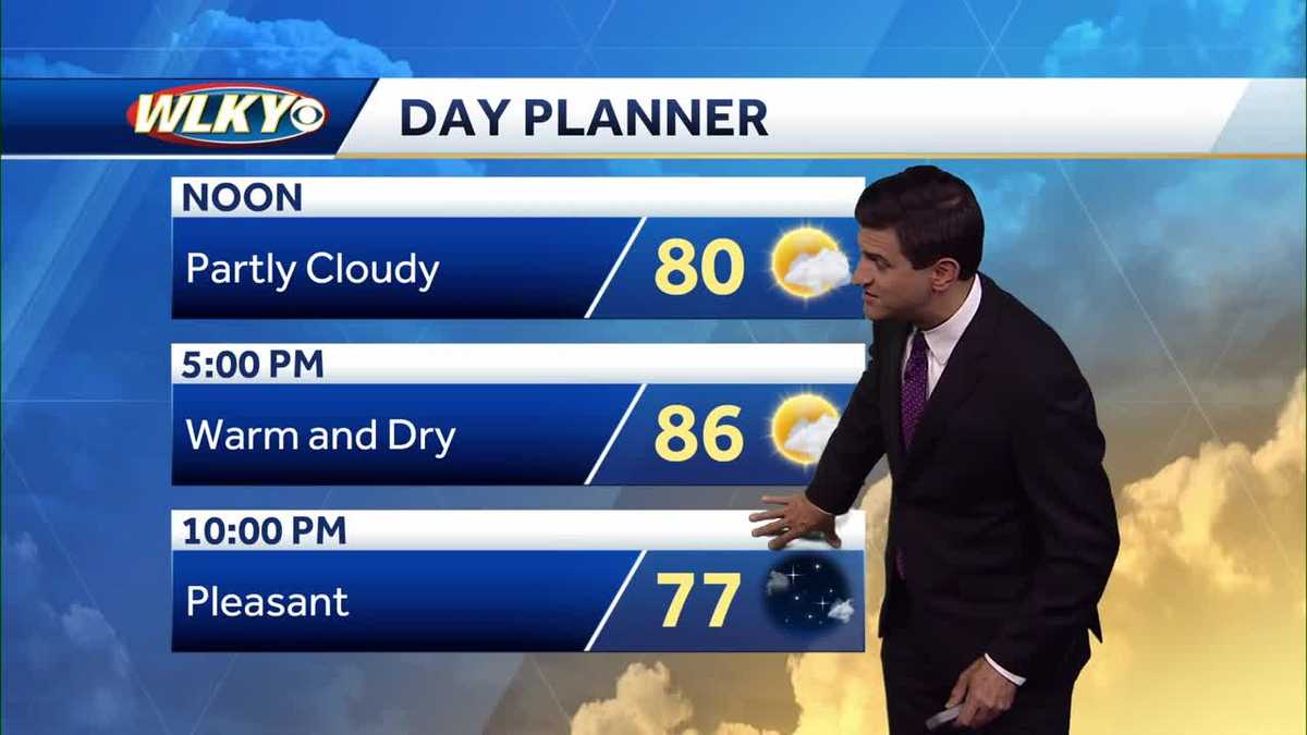 Warm and dry Tuesday