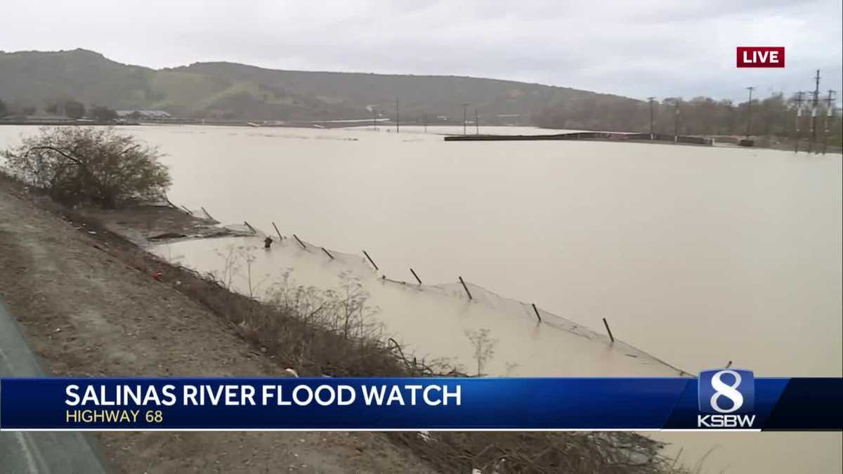 Salinas River flood watch, 8:30 a.m. Friday