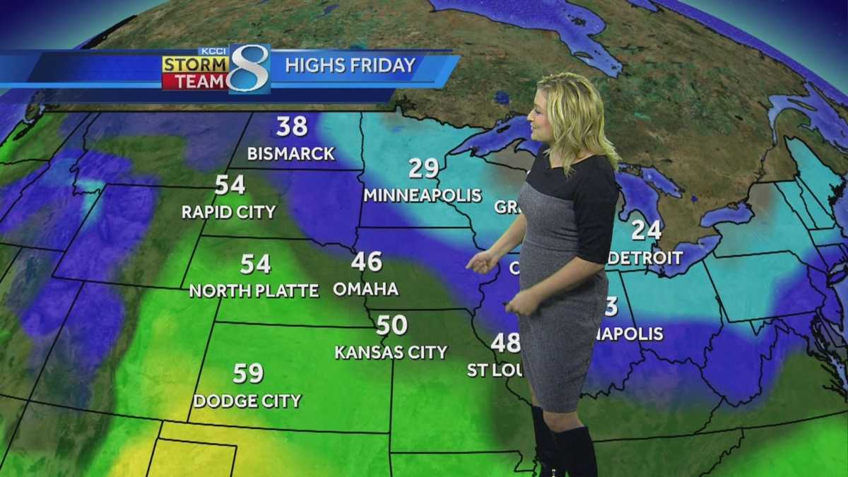 KCCI 8 noon video forecast
