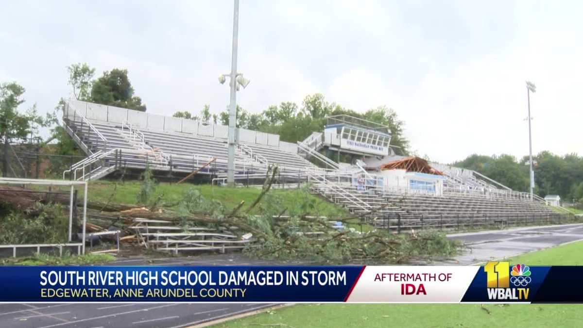 Strong storms cause damage to some school buildings in Edgewater