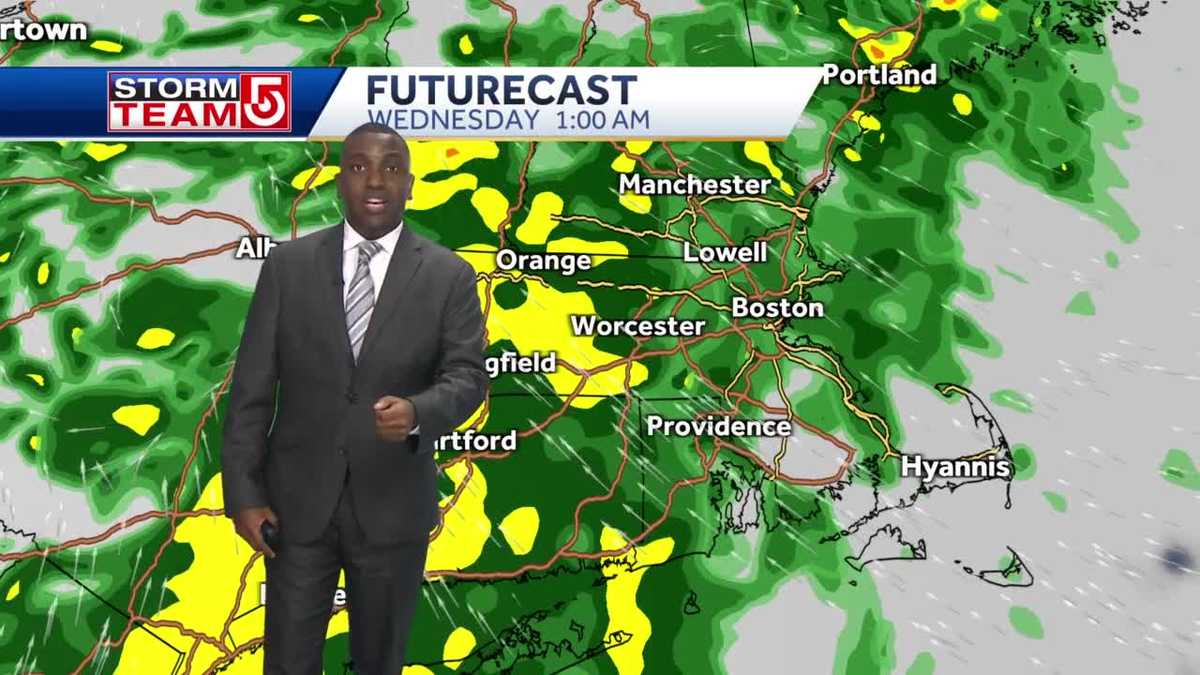 Video: Showers stretch into Wednesday, mild temps to last longer