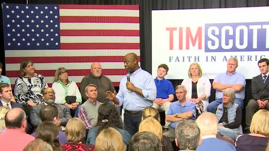 Sen. Tim Scott holds town hall in NH ahead of 'big announcement'