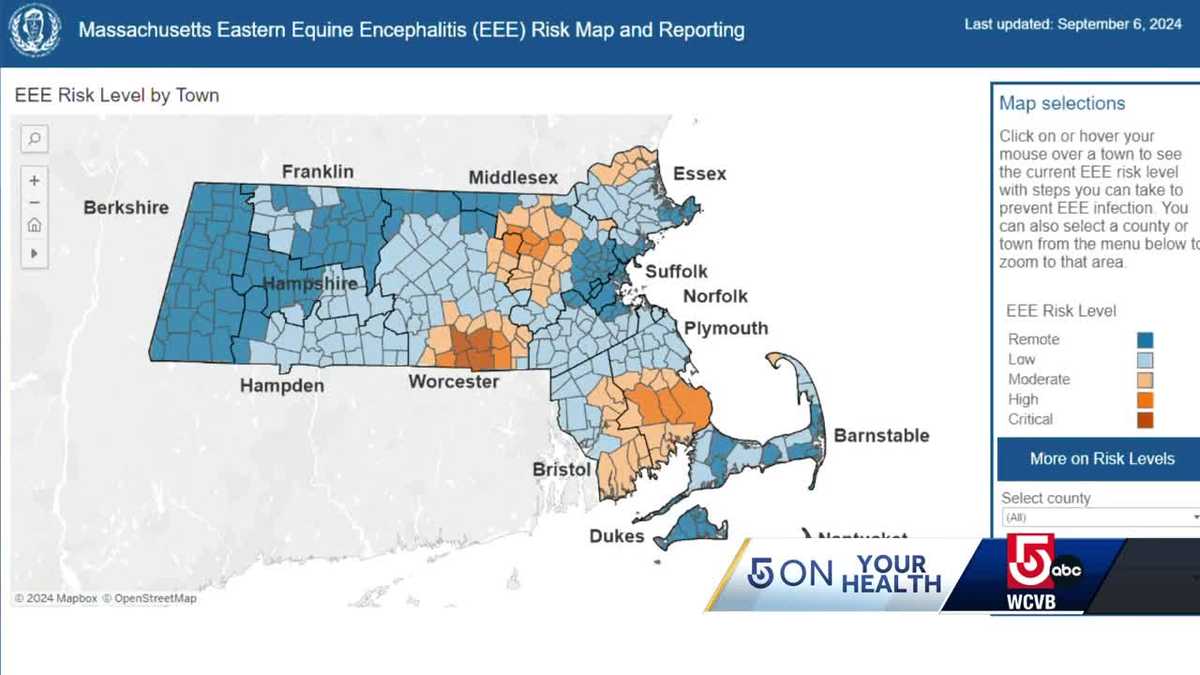 Staying safe as number of EEE, West Nile virus cases rise