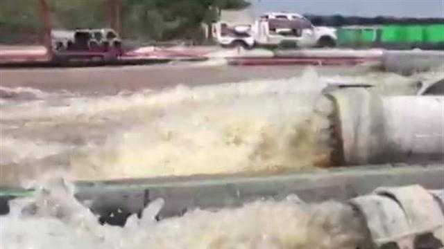 Water released from Lake Tangipahoa