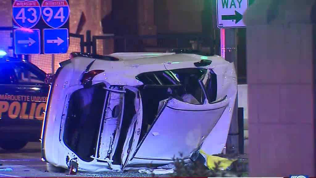 One dead in high-speed crash on the Marquette University campus