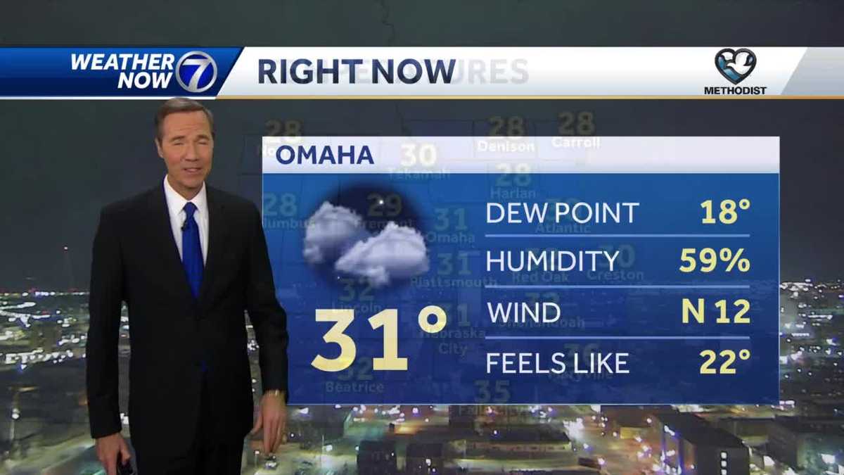 Monday night December 5 Omaha weather