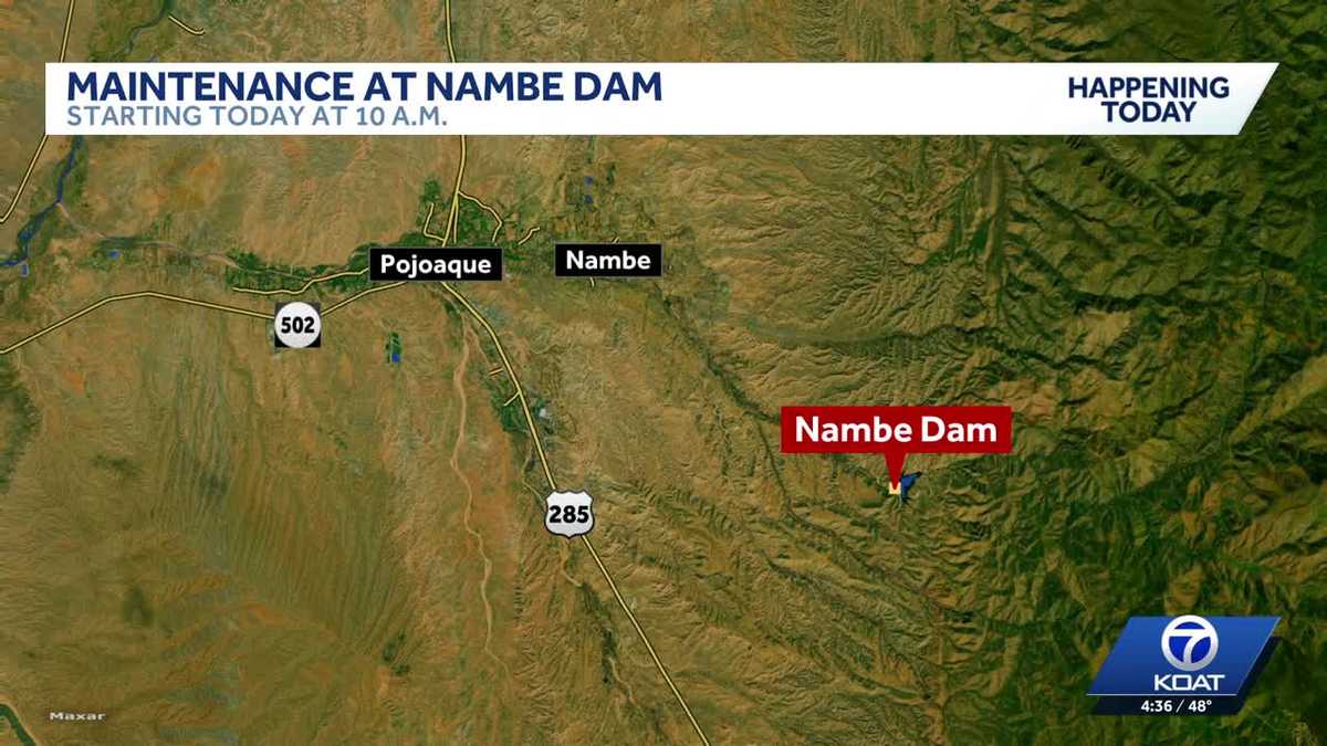 Warnings for strong river currents during Nambe Dam maintenance