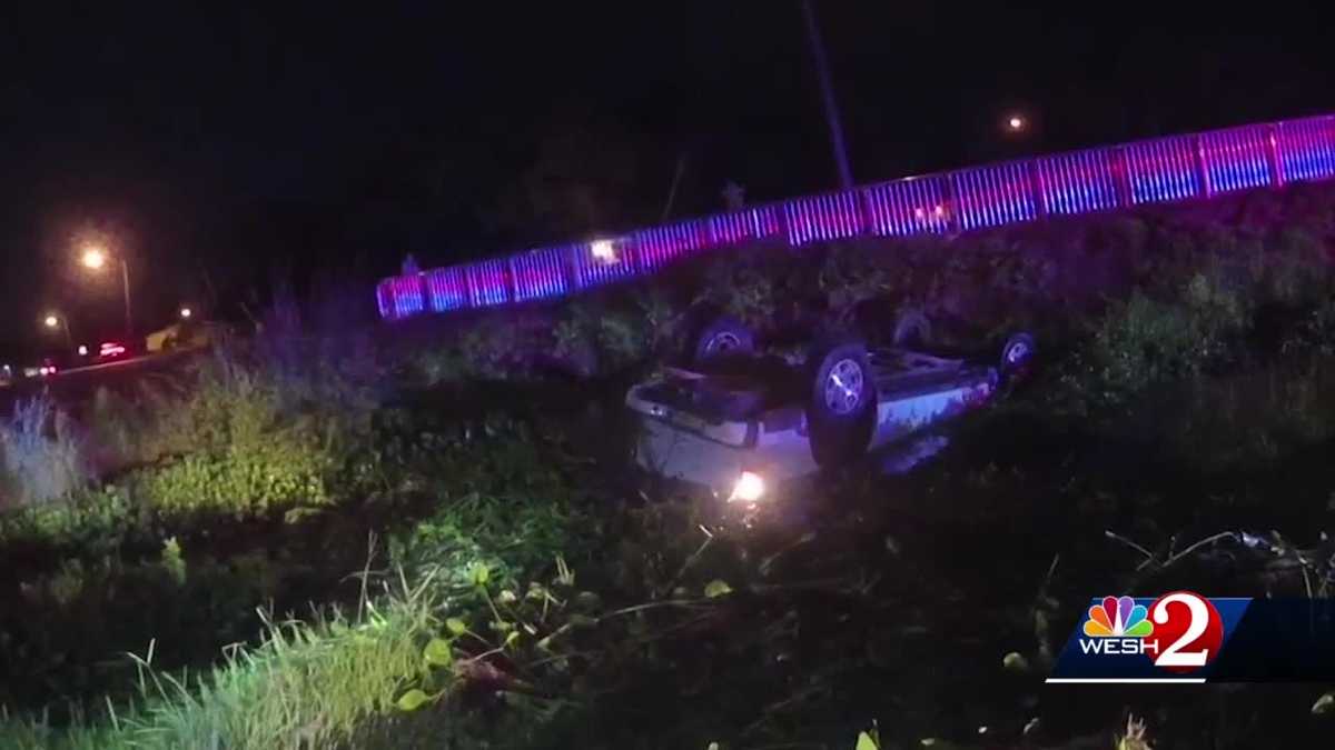 Off-duty Cocoa officer rescues pair from submerged car