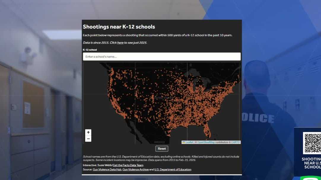 MAP: How many shootings have been near schools?
