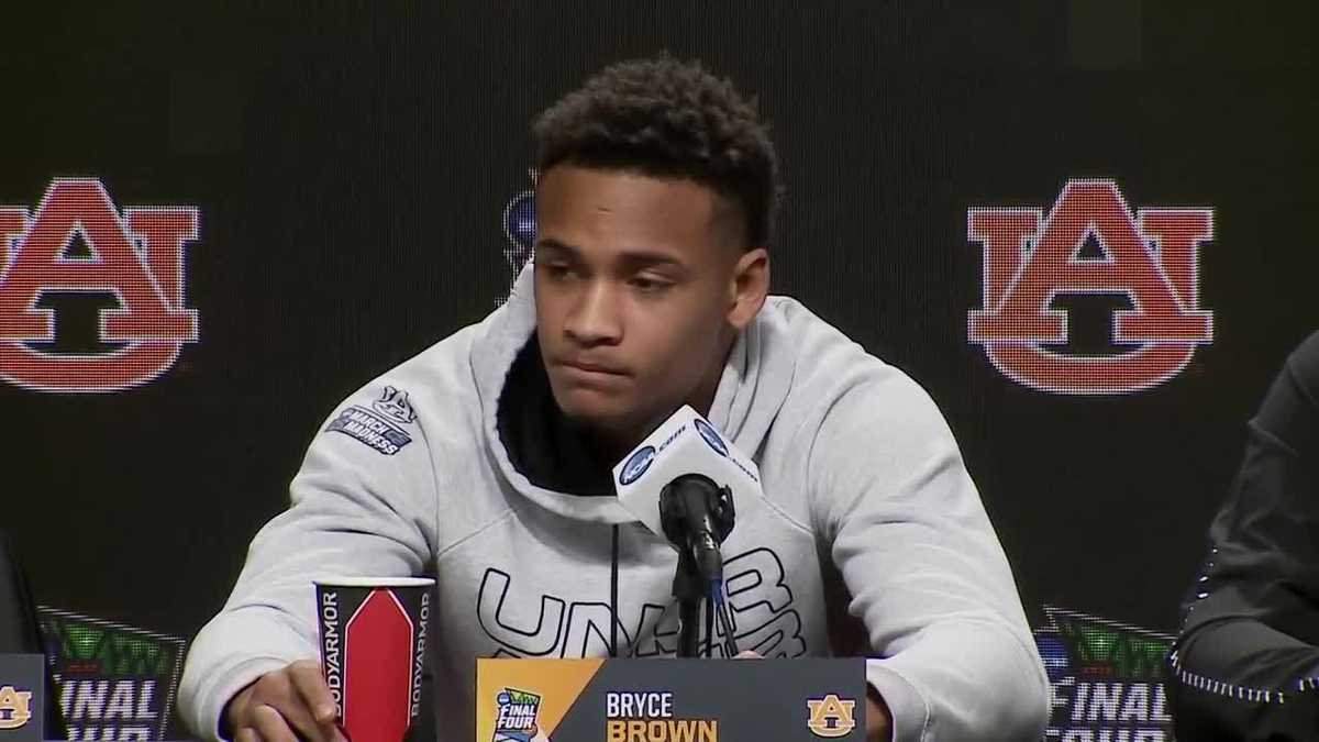 Auburn's Bryce Brown and Jared Harper at Final Four Media Day