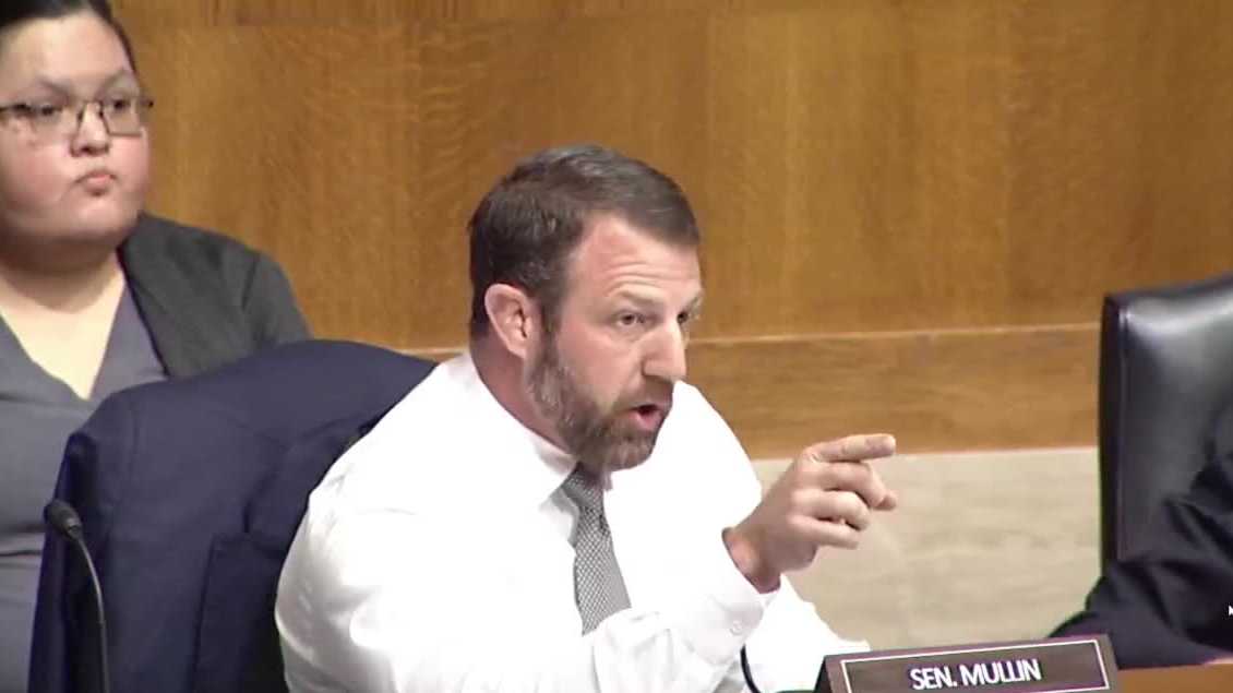 Markwayne Mullin says why he took off ring amid heated exchange