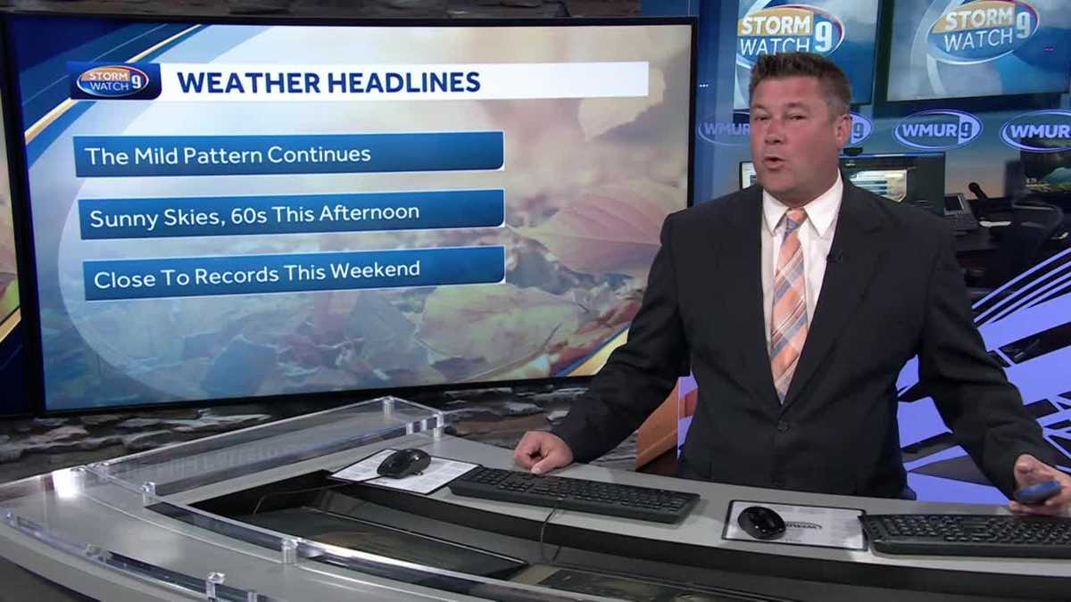 VIDEO: Mild pattern continues