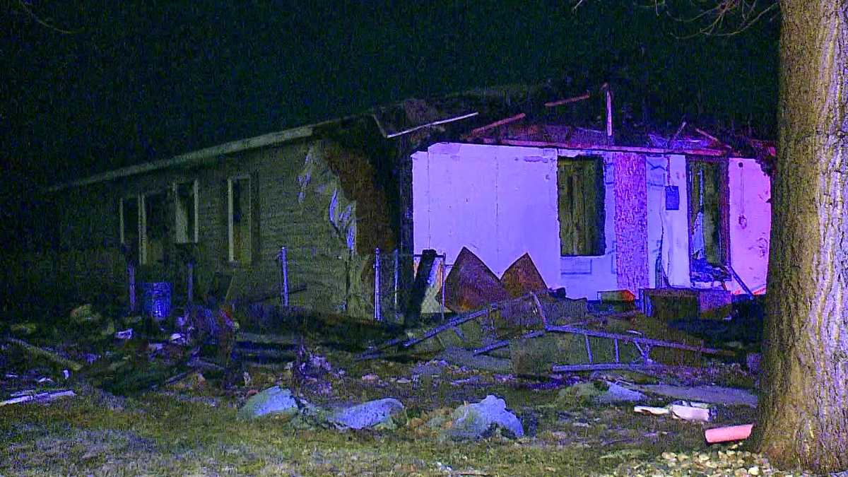 House in area slated for demolition catches fire