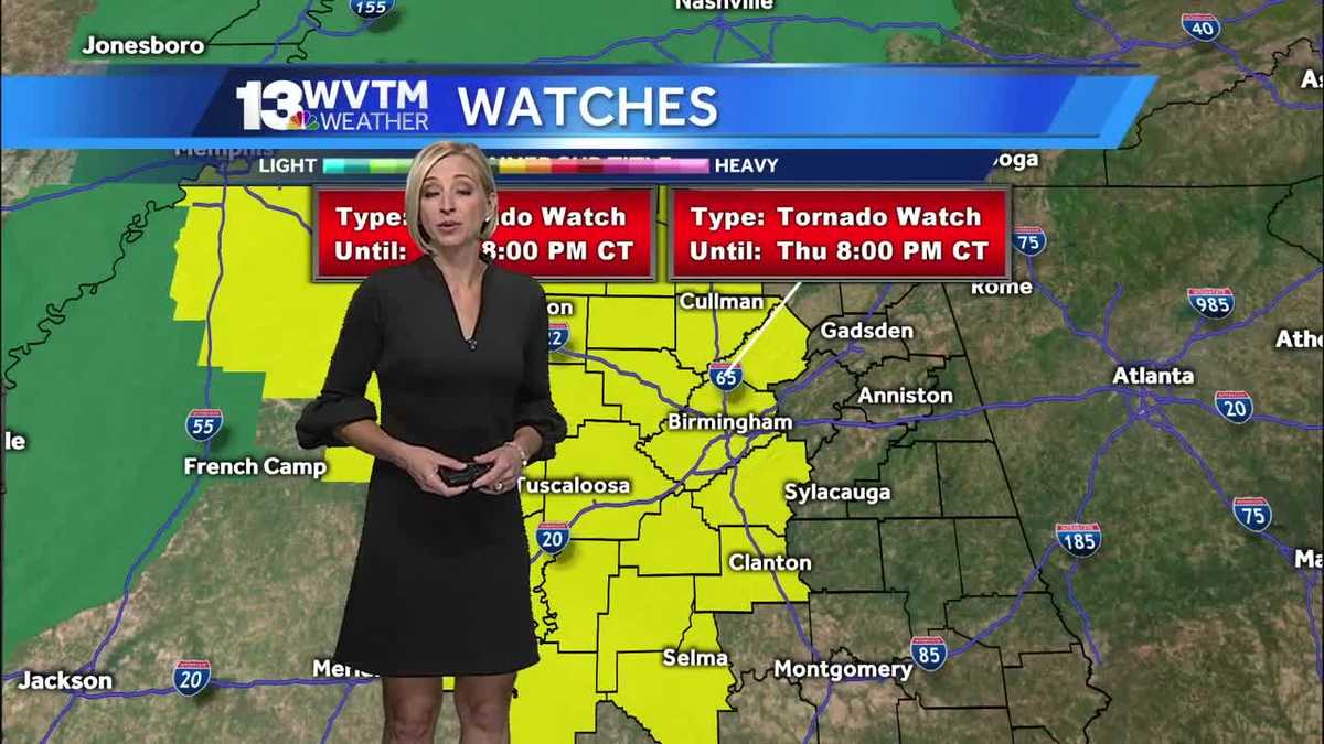 Stephanie Walker's update on severe weather threat